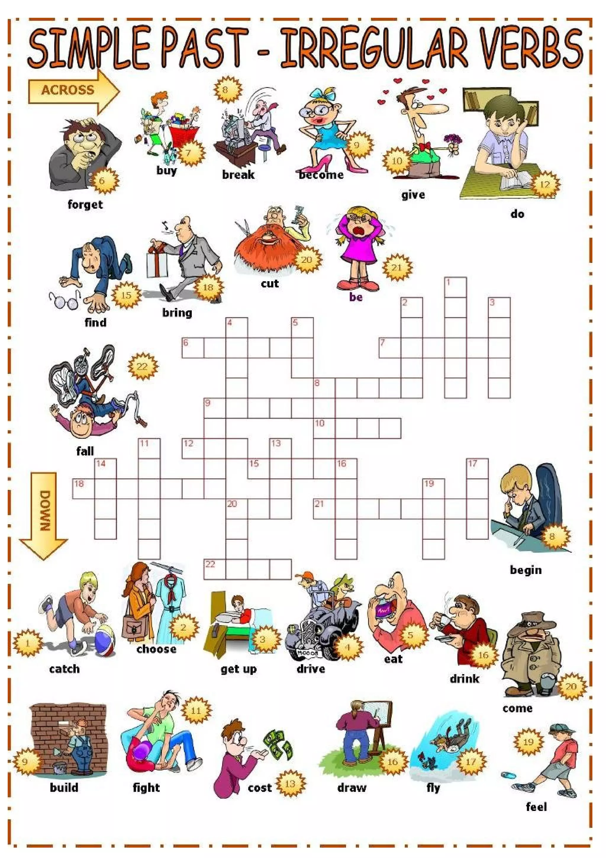 Past simple-irregular-crossword | DOC