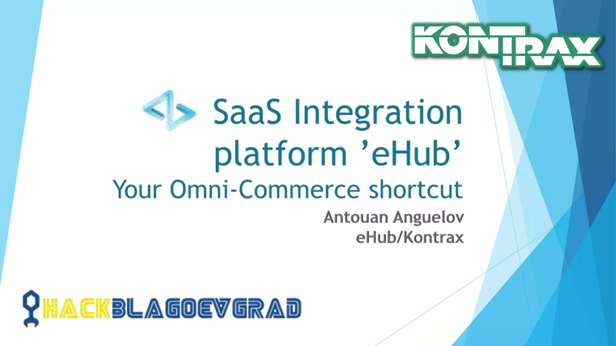 eHub SaaS Integration Platform | PPT