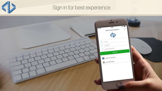 eHub mobile application presentation | PPTX