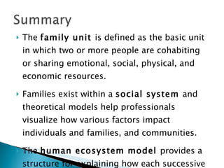 HUSC Body of Knowledge: Family and Consumer Sciences | PPT