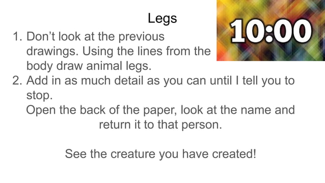 Create a Creature Artwork Project Introduction | PPT