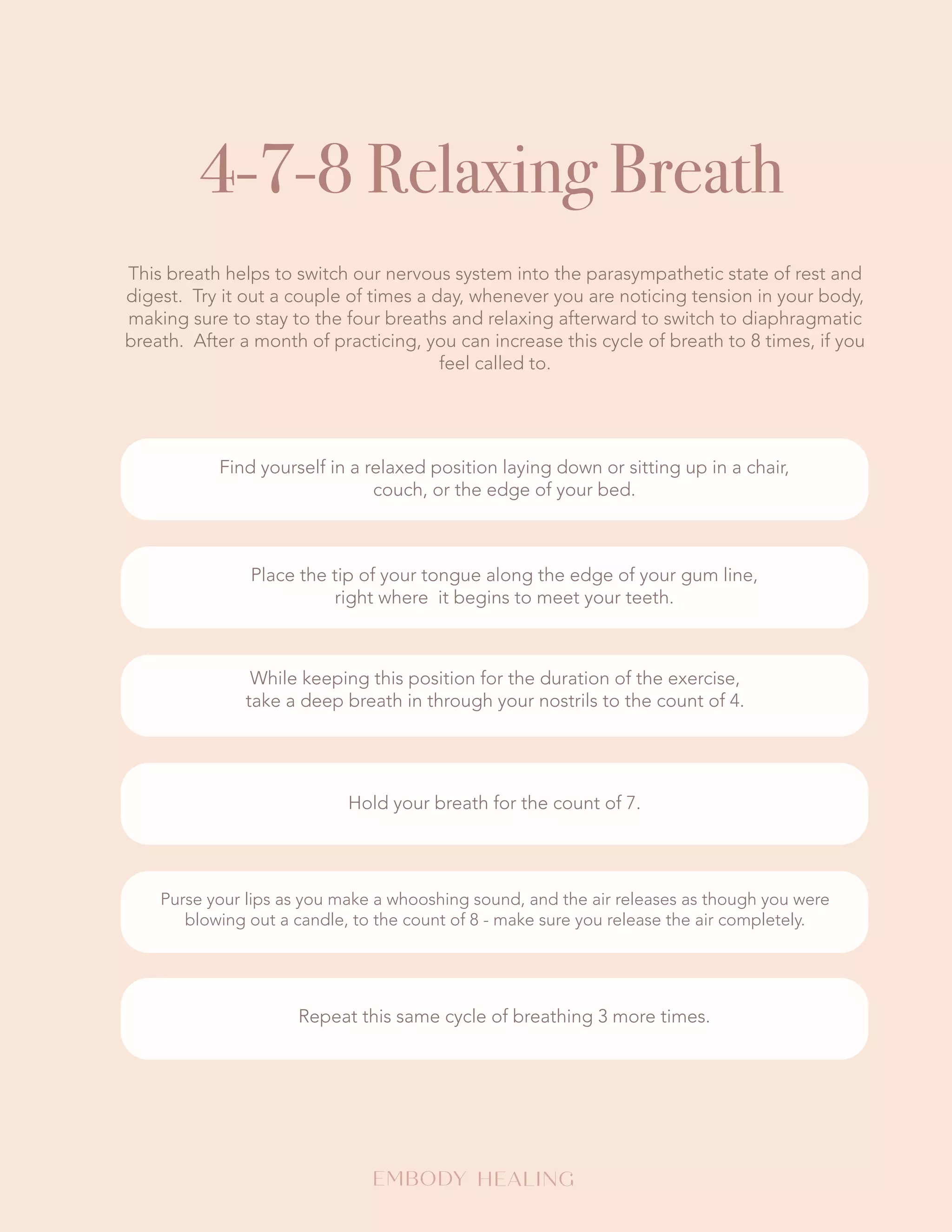 Breathwork Workbook | PDF