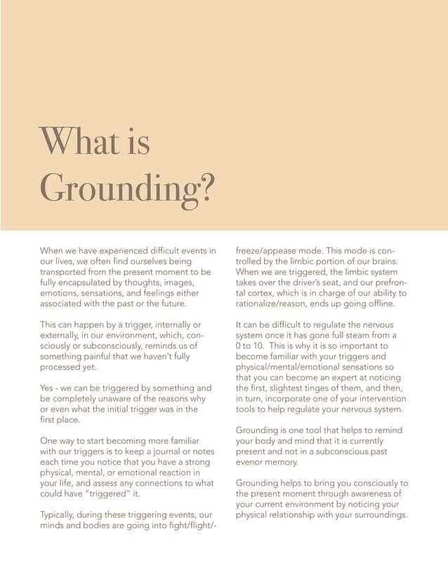 Grounding Workbook | PDF