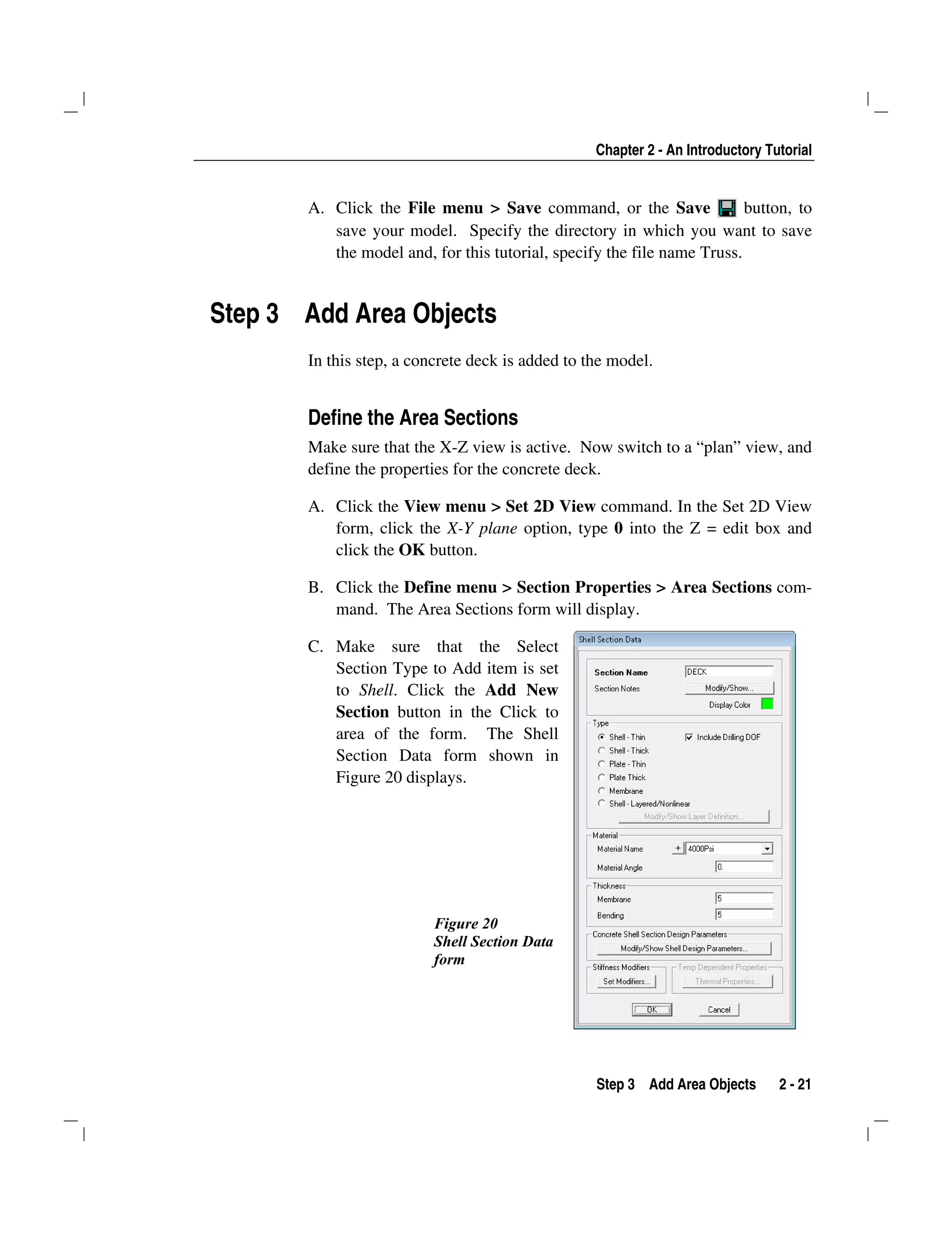 Introductory tutorial for sap2000 | PDF