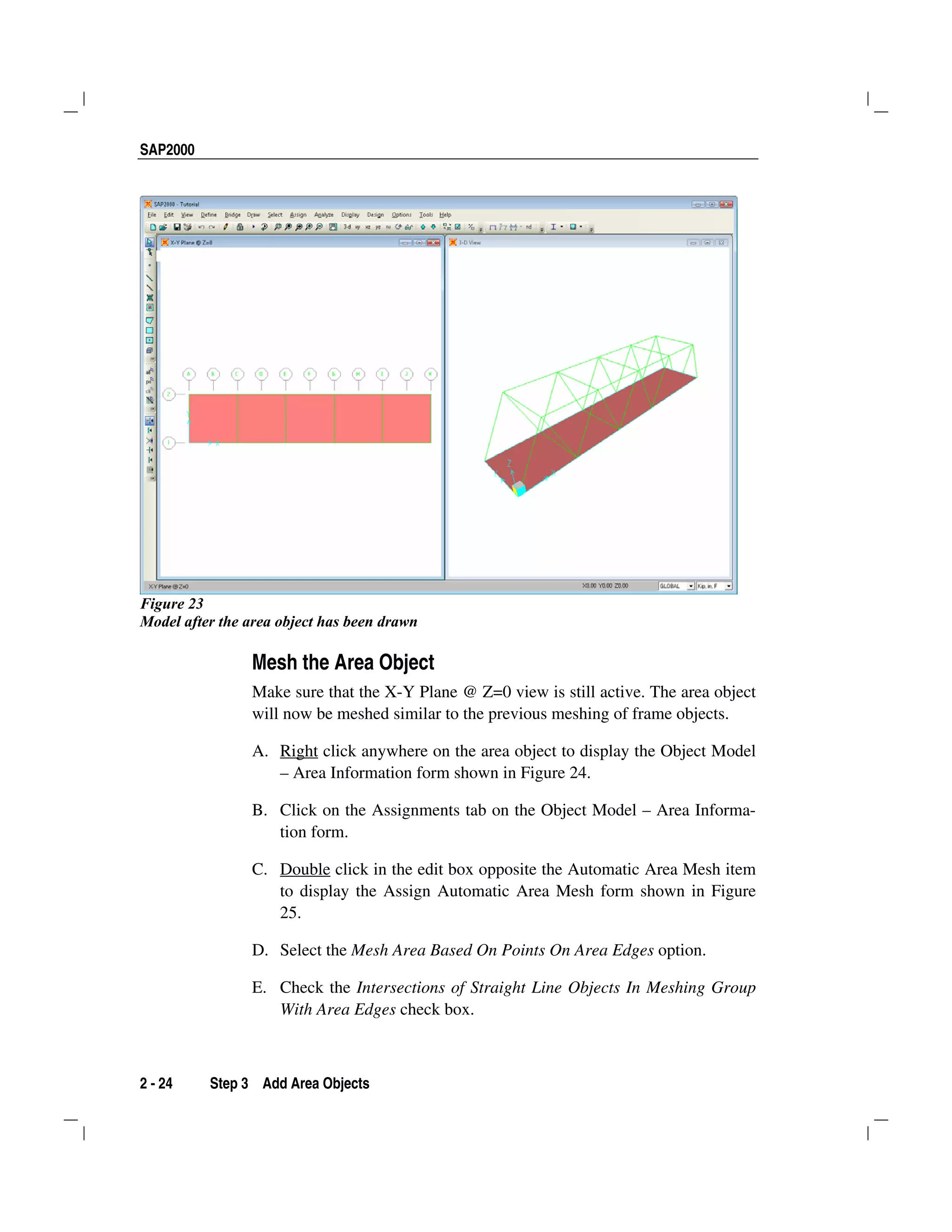 Introductory tutorial for sap2000 | PDF