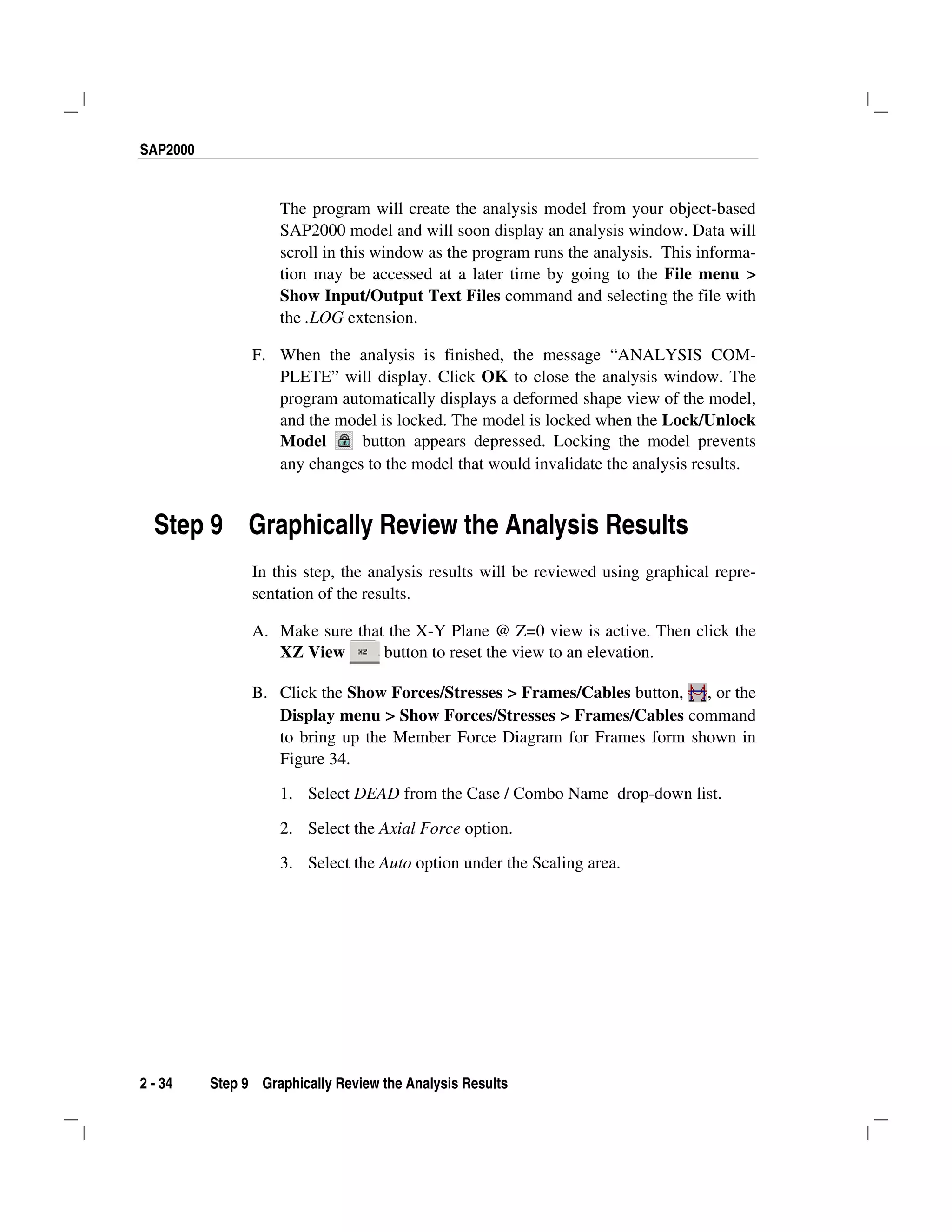 Introductory tutorial for sap2000 | PDF