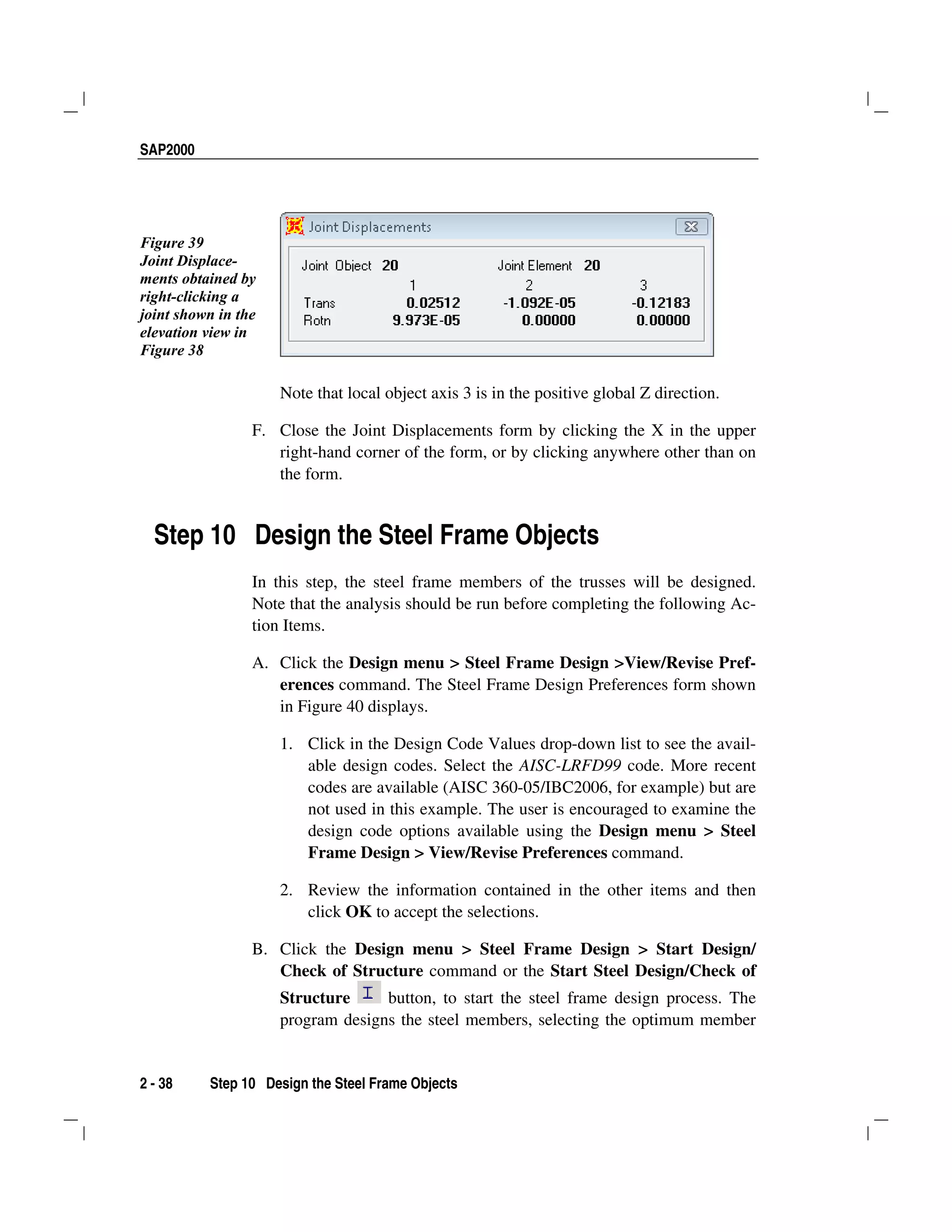 Introductory tutorial for sap2000 | PDF