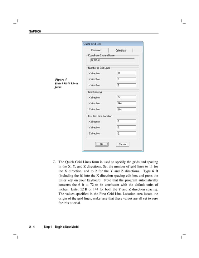 Introductory tutorial for sap2000 | PDF