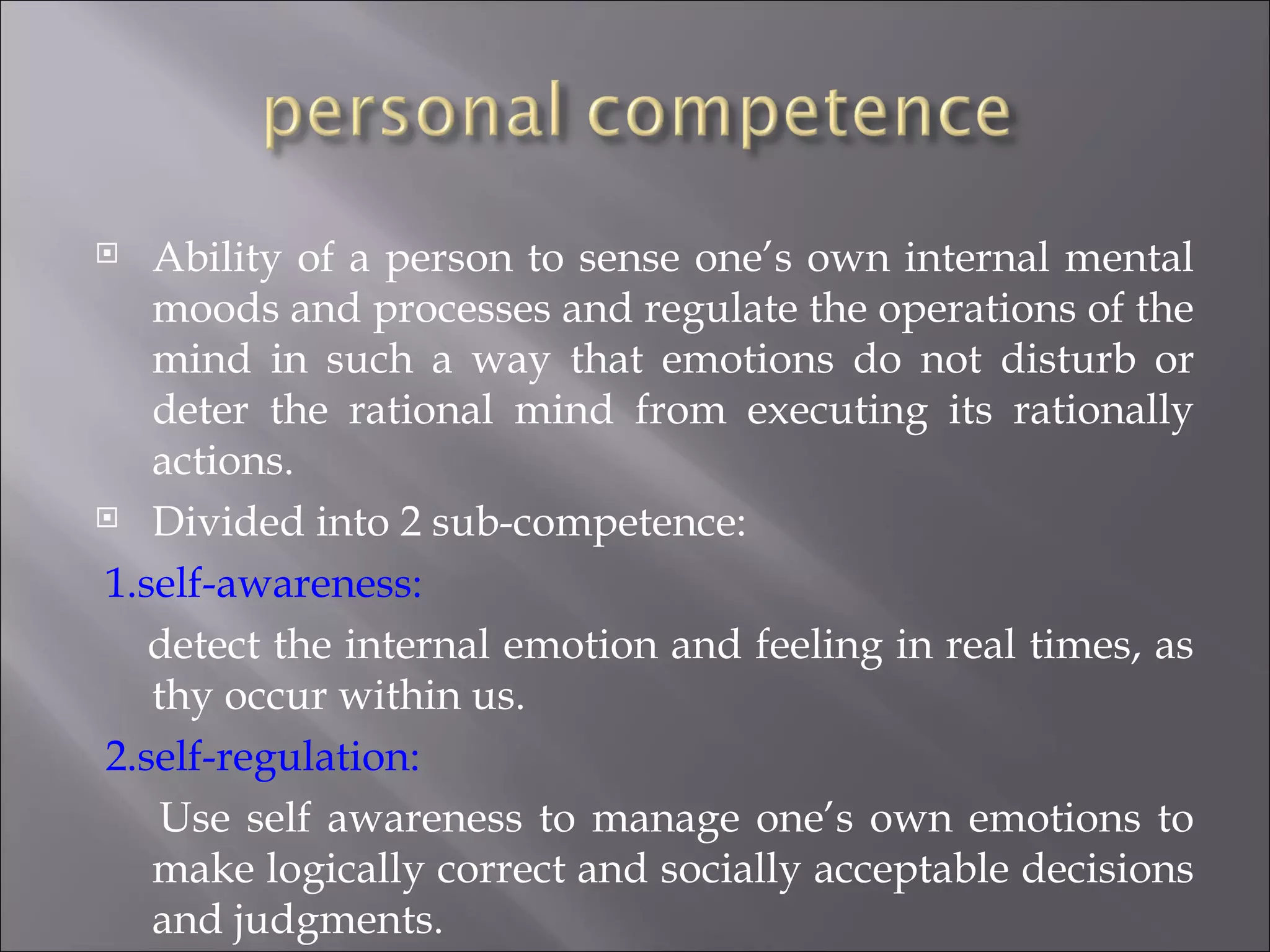 Emotional intelligence | PPT