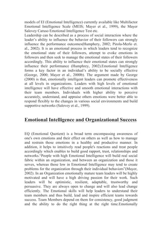Emotional Intelligence | PDF