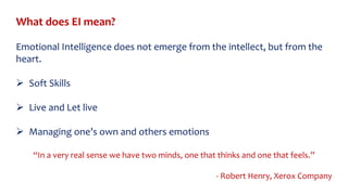Emotional Intelligence - An Introduction | PPTX