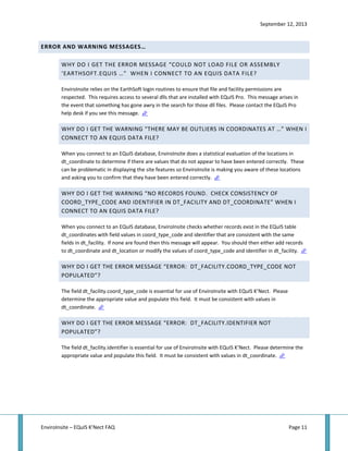 EQuIS KNect Frequently Asked Questions | PDF