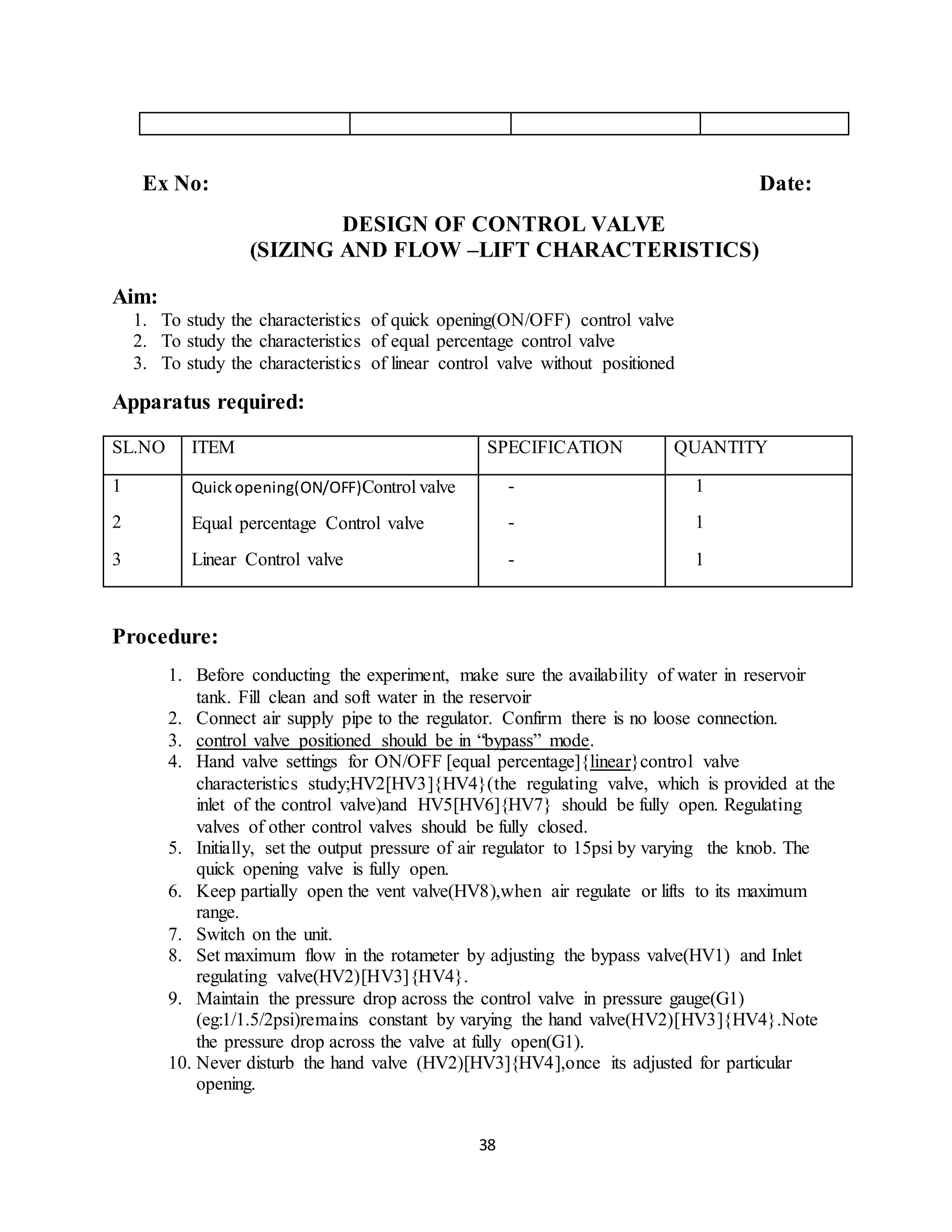 EI 2406 instrumentation system design laboratory | PDF