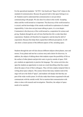 Space unit plan | PDF