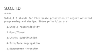 Dependency inversion | PPTX | Programming Languages | Computing