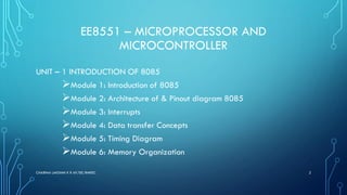 EE8551 mpmc unit 1 module 1 | PDF | Computing | Technology & Computing