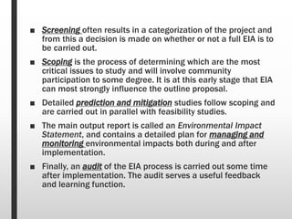 Envirornment Impact Assessment | PPTX