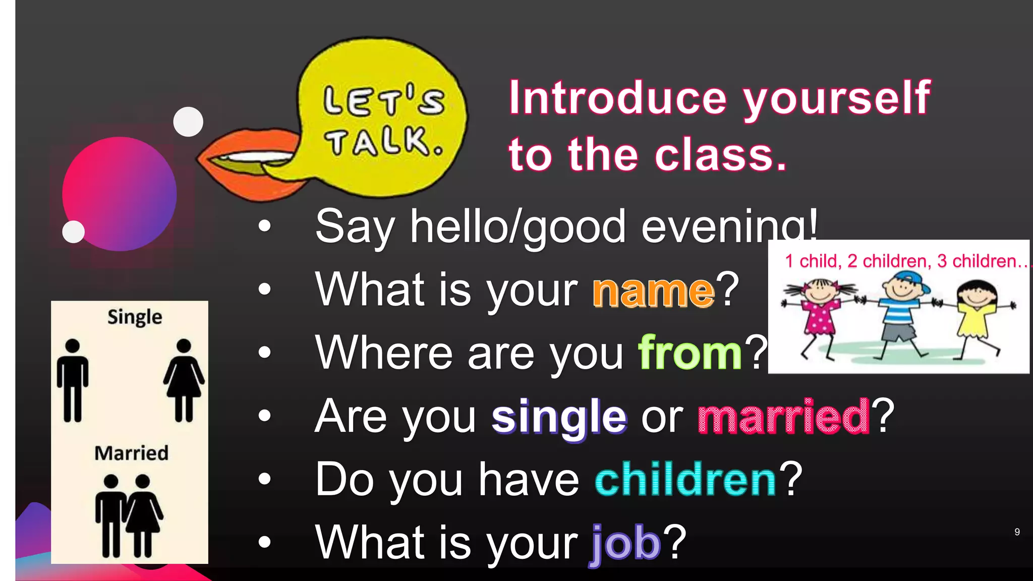 Be Verb Statements and Questions | PPTX