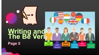 Be Verb Statements and Questions | PPTX