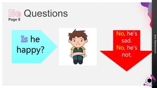 Be Verb Statements and Questions | PPTX