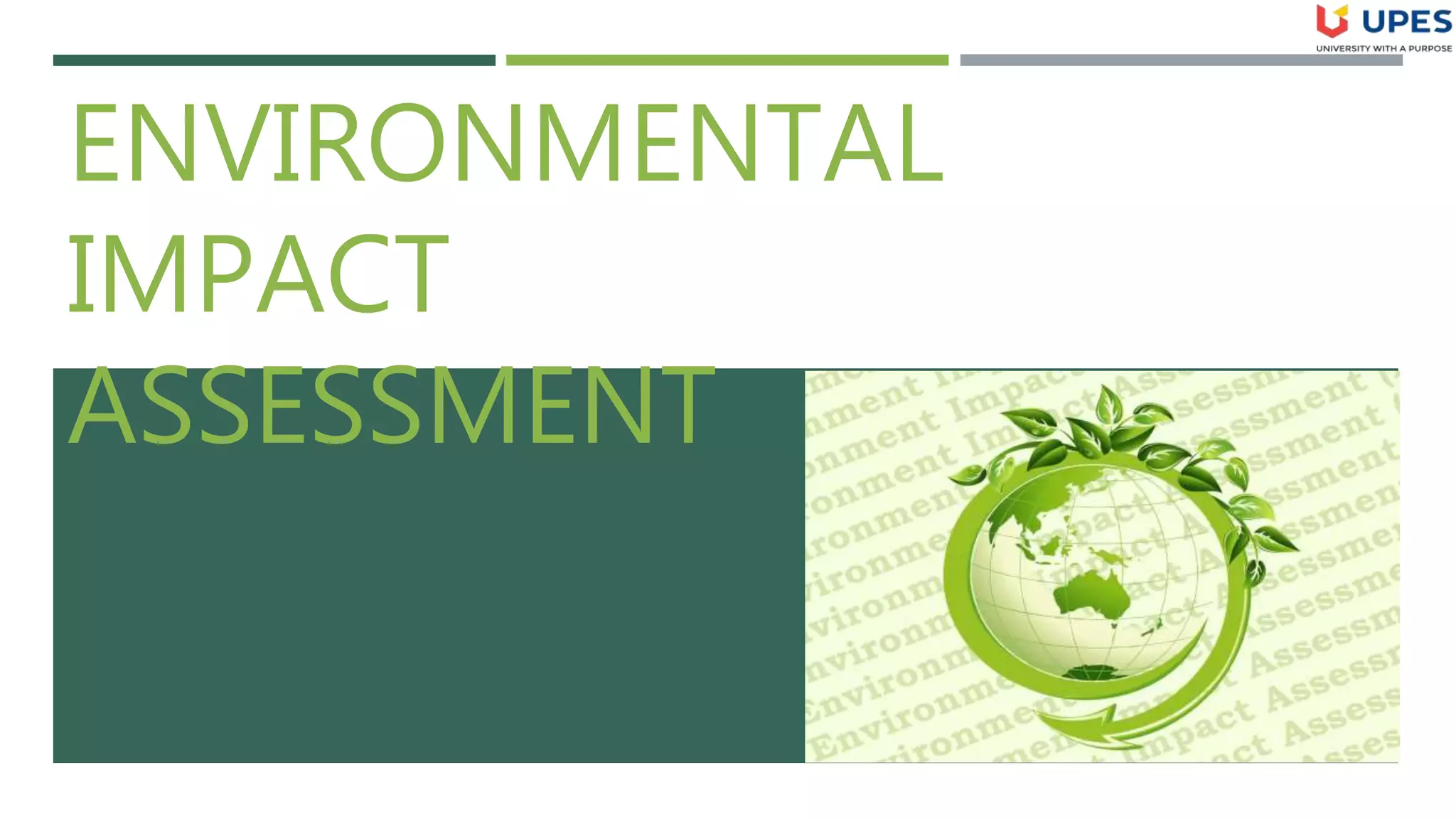 Environmental impact assessment 2020 | PPTX