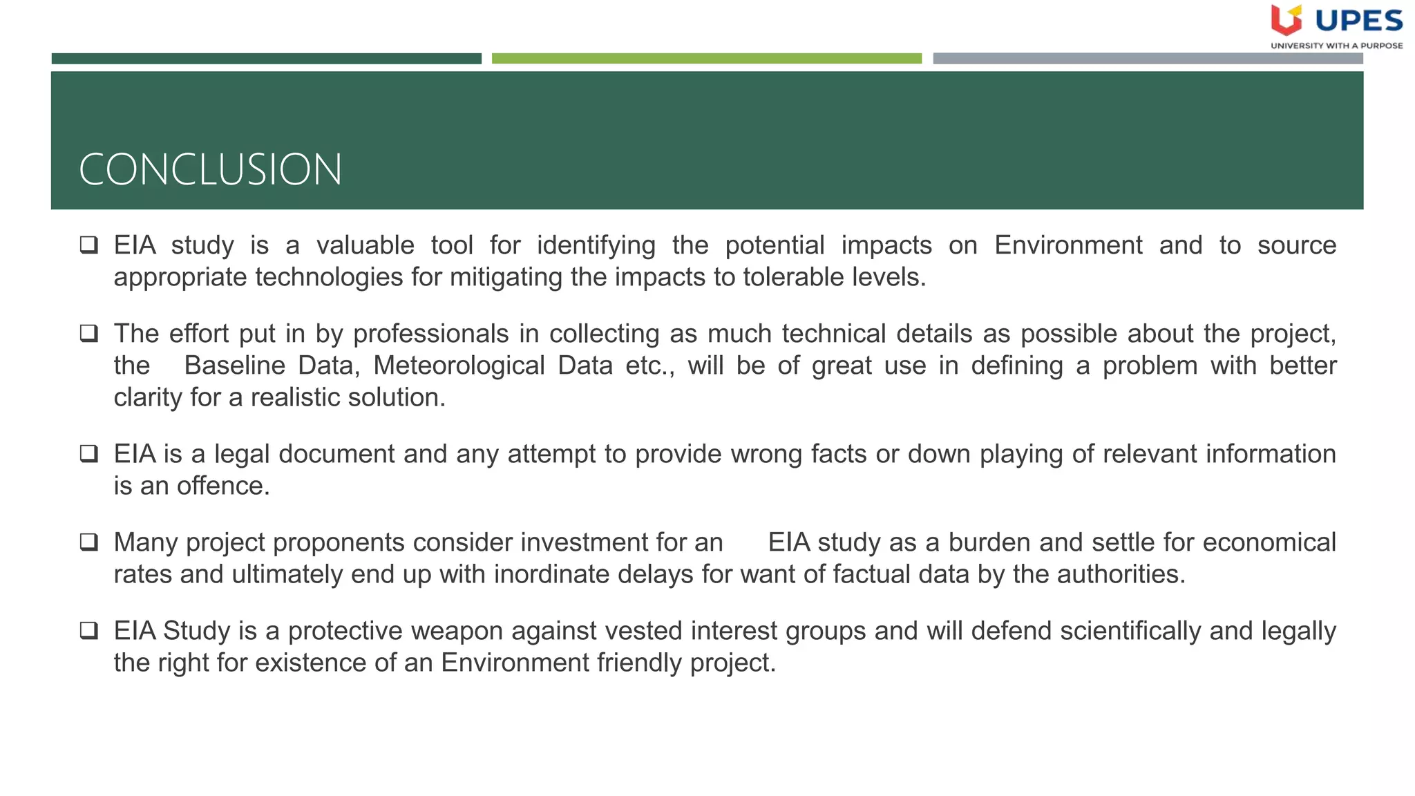Environmental impact assessment 2020 | PPTX