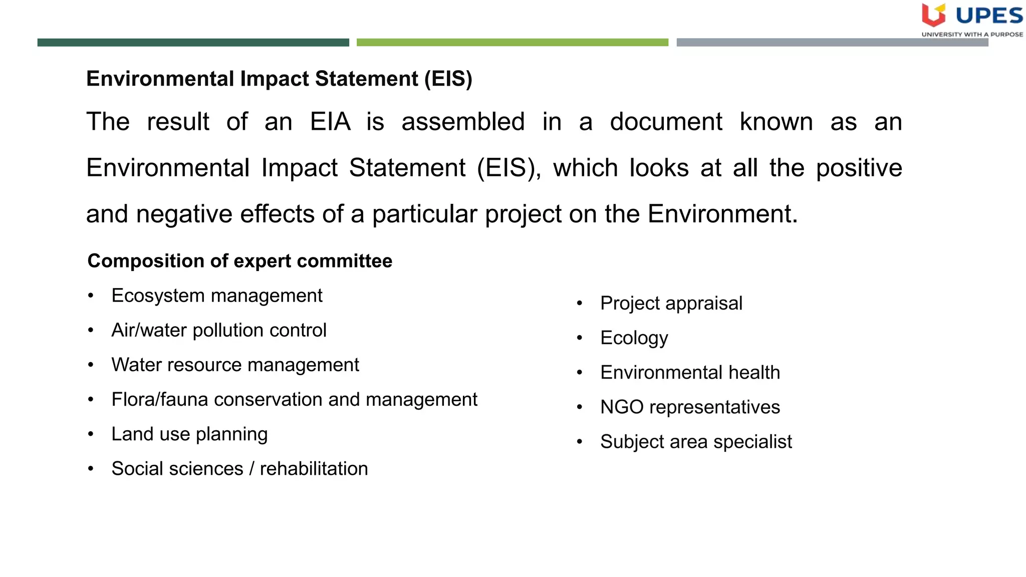 Environmental impact assessment 2020 | PPTX