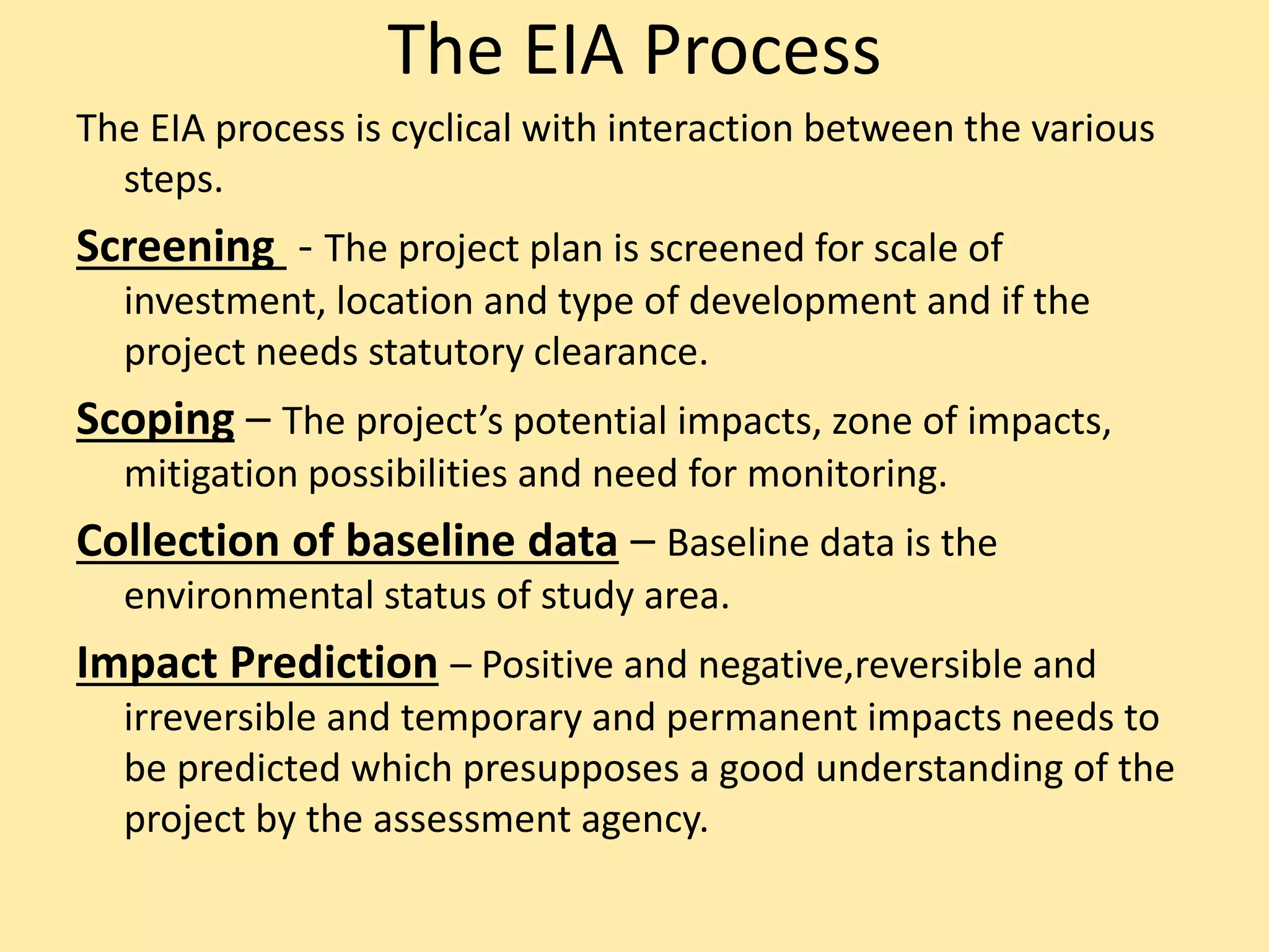 Environmental Impact Assessment | PPTX