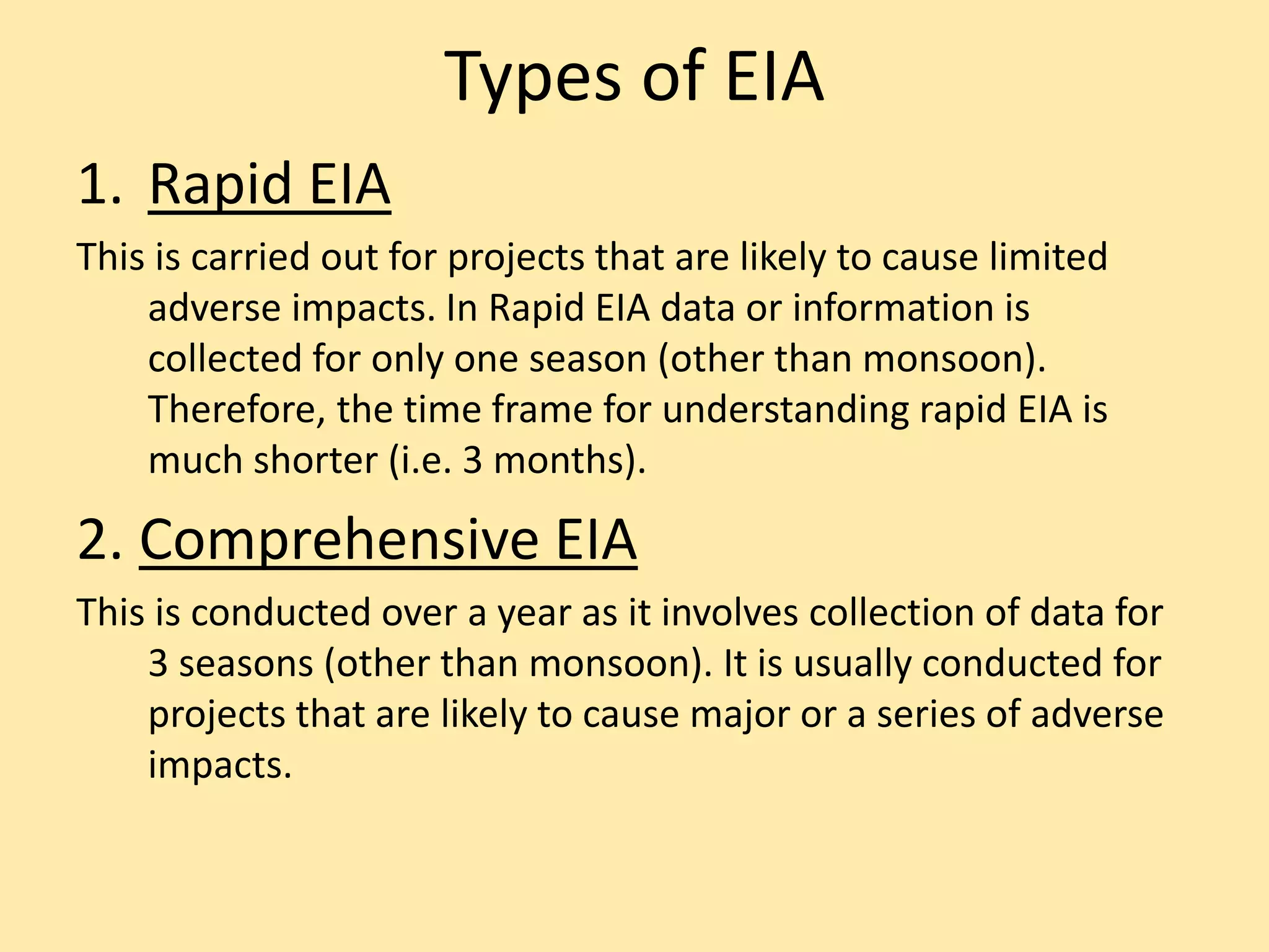 Environmental Impact Assessment | PPTX