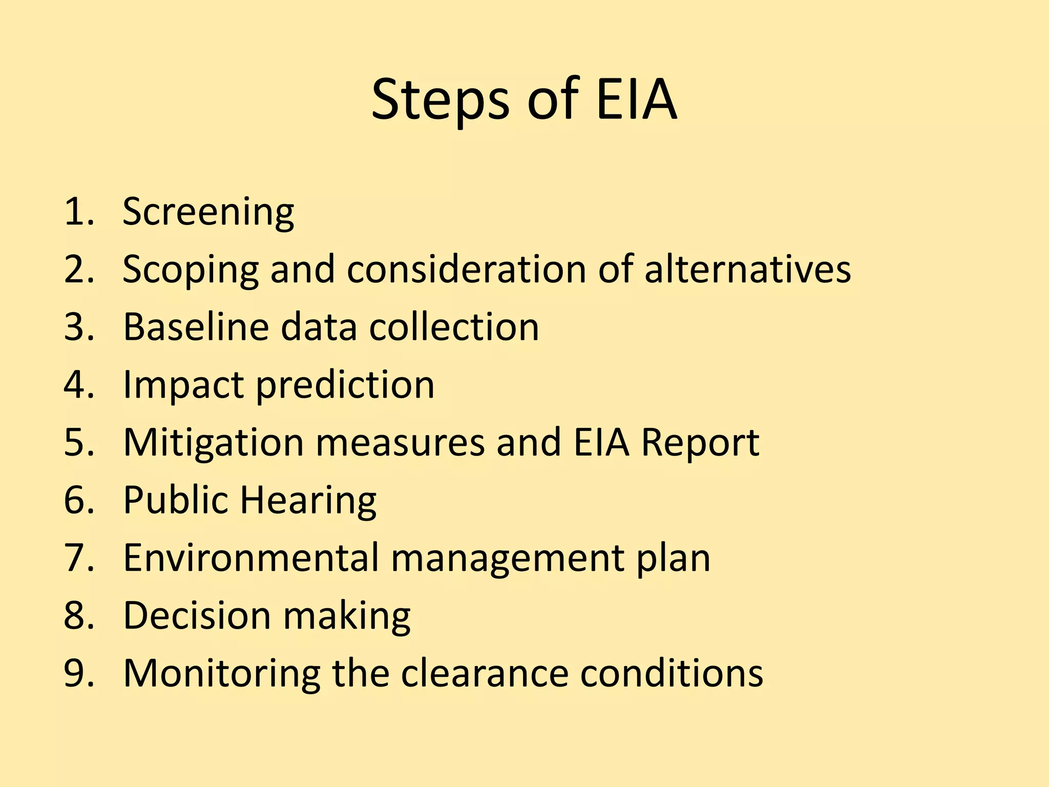 Environmental Impact Assessment | PPTX