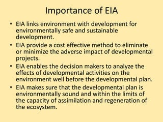 Environmental Impact Assessment | PPTX