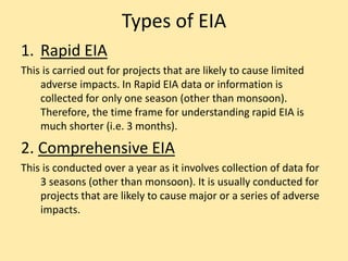 Environmental Impact Assessment | PPTX