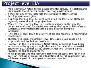ENVIRONMENTAL IMPACT Assessment, concepts, mitigation, EC | PPT