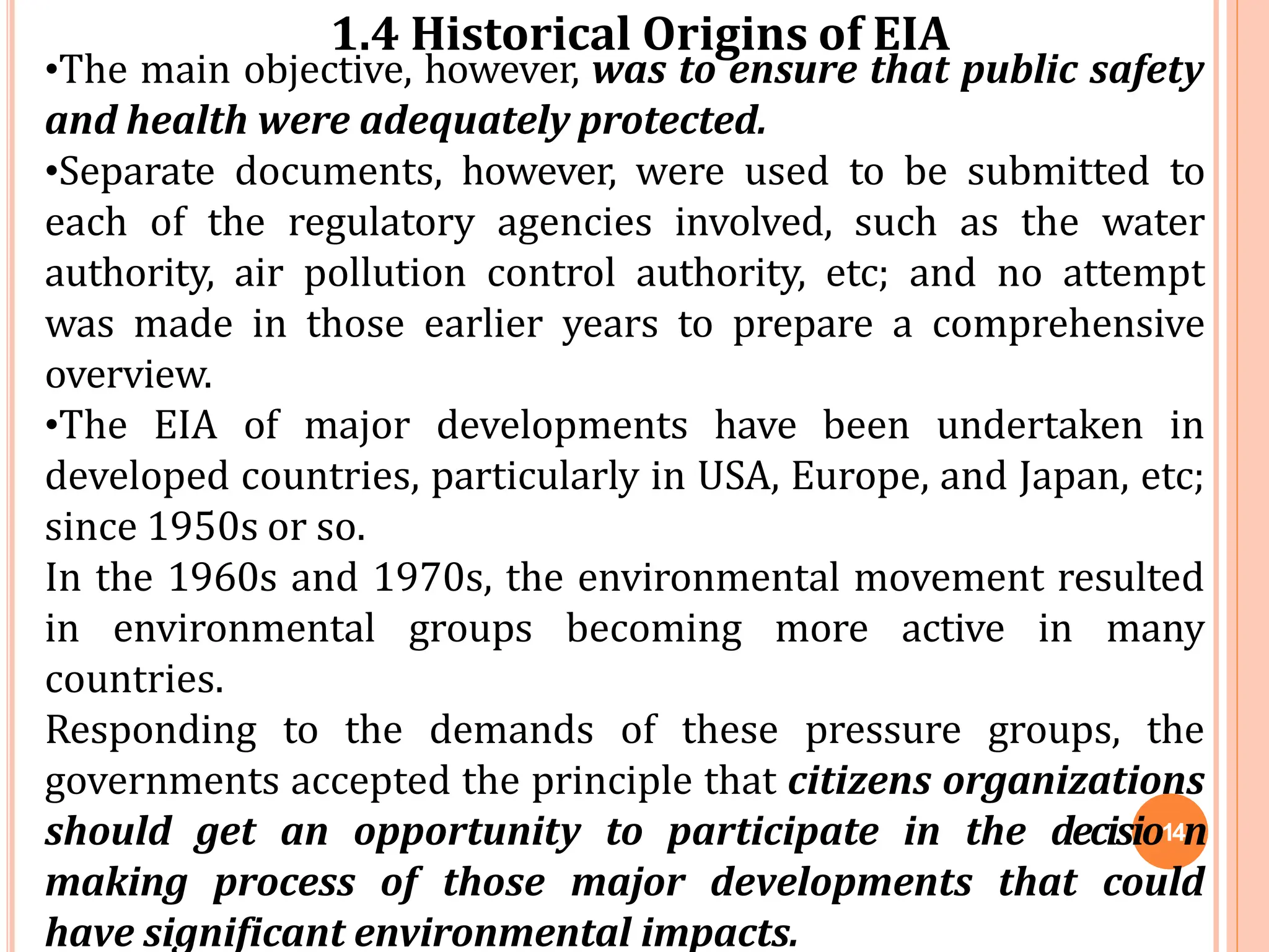 EIA-GeES 3112 Chapter 1.ppt Basic Concept of Environmental Impact ...