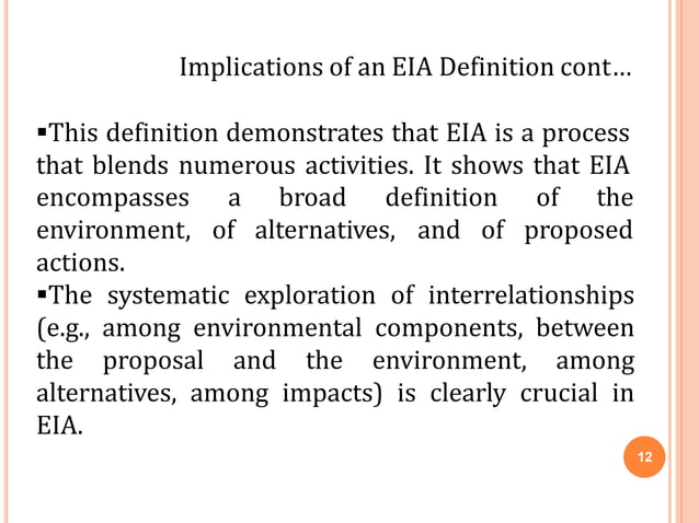 EIA-GeES 3112 Chapter 1.ppt Basic Concept of Environmental Impact Assessment (1).pptx ...