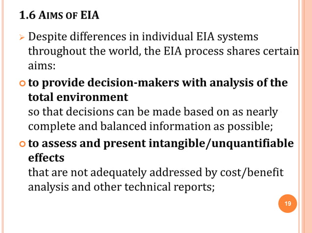 EIA-GeES 3112 Chapter 1.ppt Basic Concept of Environmental Impact Assessment (1).pptx ...