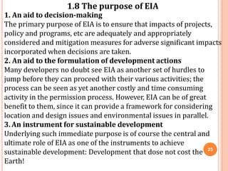 EIA-GeES 3112 Chapter 1.ppt Basic Concept of Environmental Impact ...