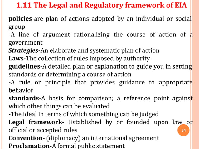 EIA-GeES 3112 Chapter 1.ppt Basic Concept of Environmental Impact Assessment (1).pptx ...