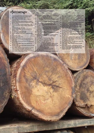 (BURMESE VERSION)Organised Chaos: The illicit overland timber trade ...