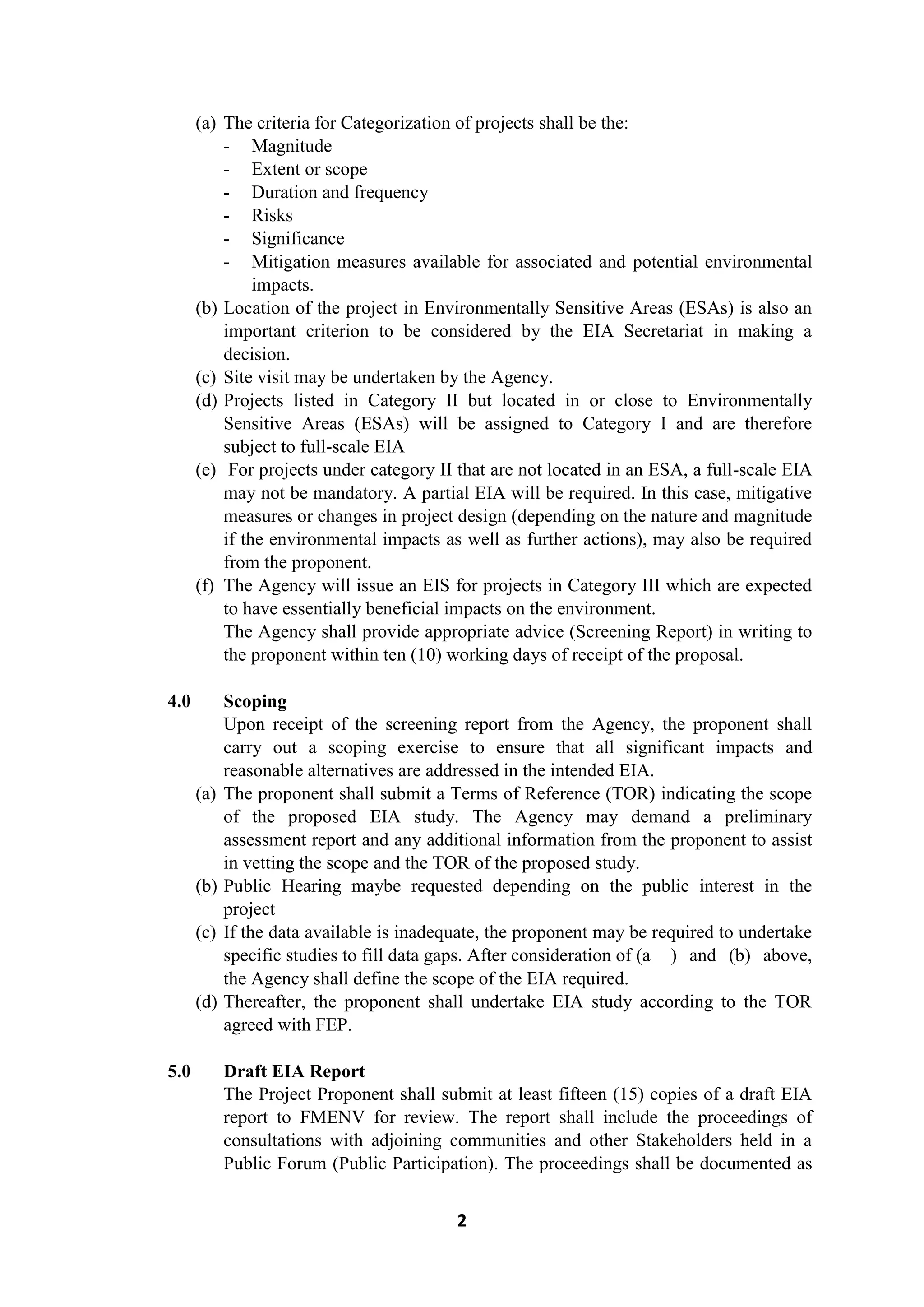 Eia procedural-guideline | PDF