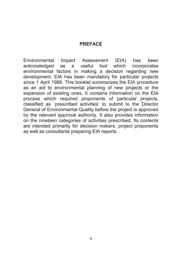 Eia procedure-and-requirements-in-malaysia | PDF