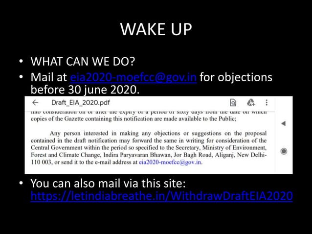 Eia Enviroment Impact Assessment 2020 Pptx Environmental Services