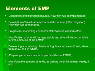 Environmental management plan- Environmental engineering | PPT