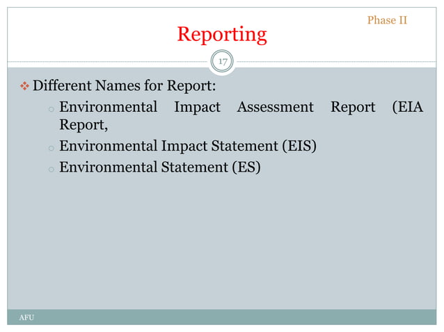 Eia and its process | PPTX