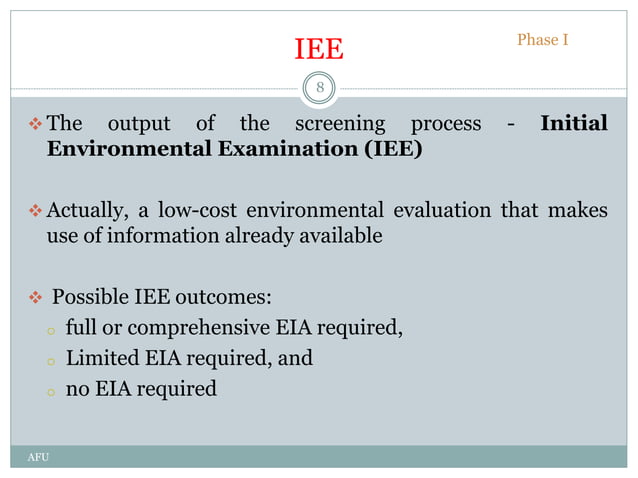 Eia and its process | PPTX