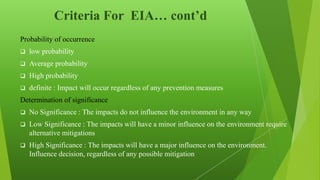 Eia a tool to conserve biodiversity | PPTX