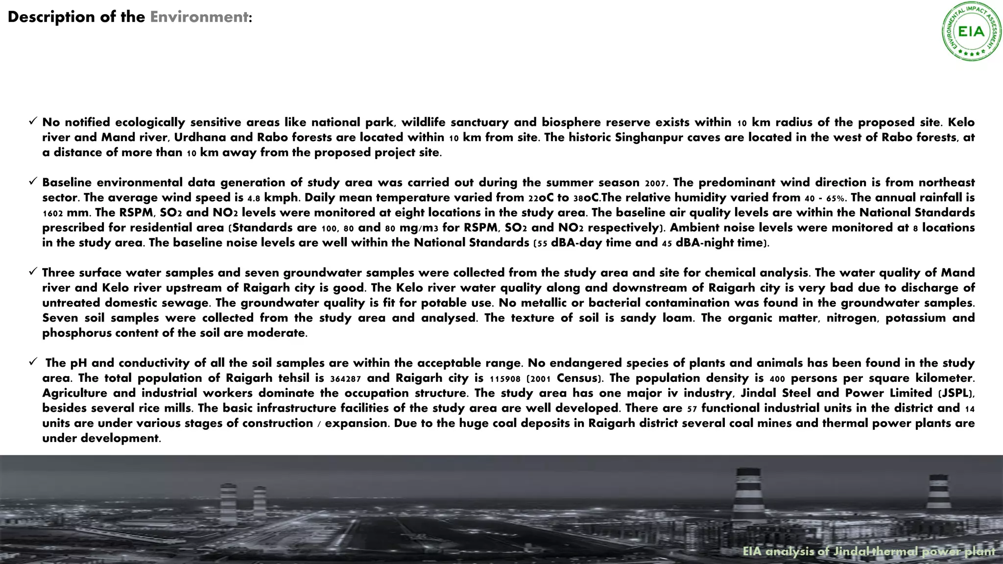 EIA ANALYSIS OF JINDAL THERMAL POWER PLANT | PDF