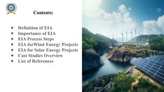 EIA Case Studies for Wind & Solar Energy Projects..pptx