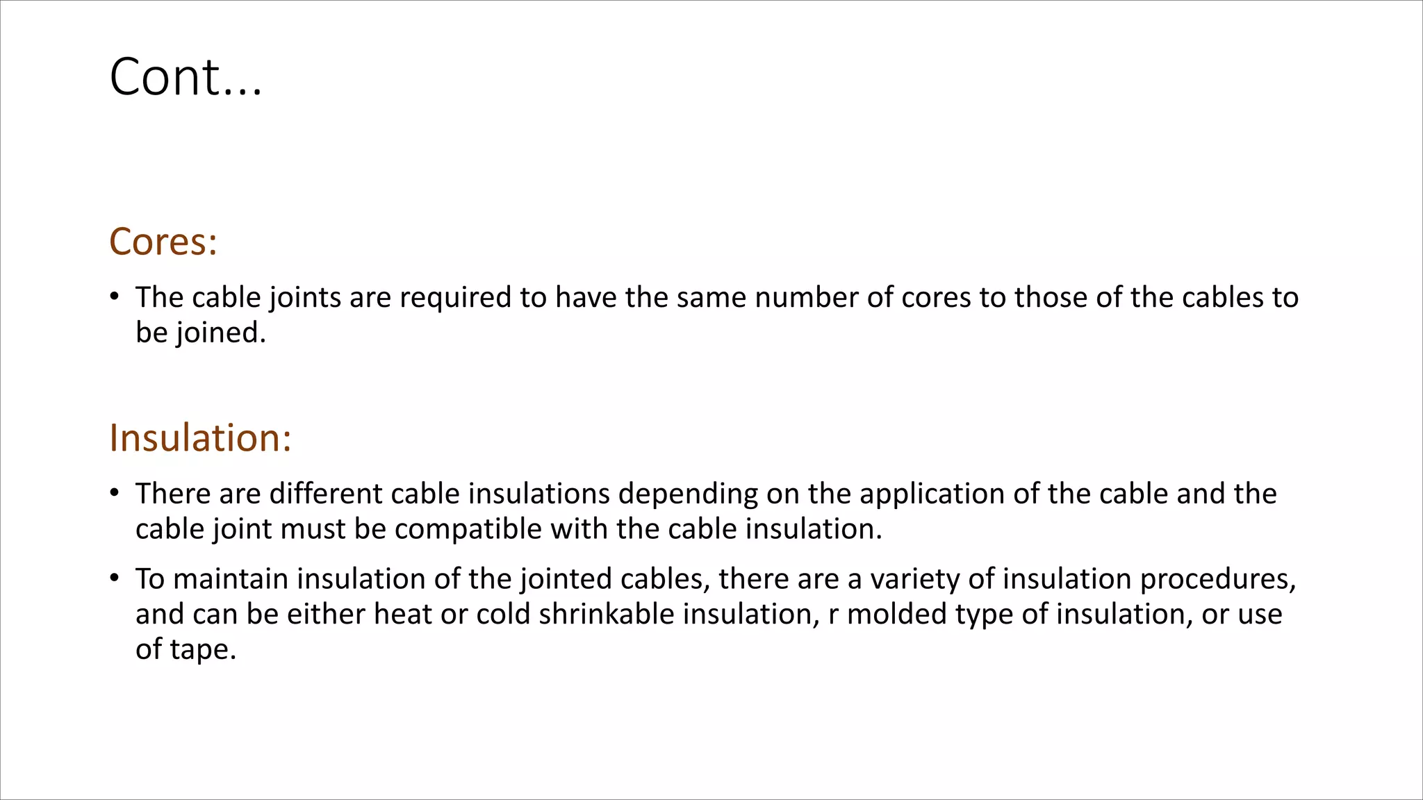 Eiae unit 4 jointing of cables1 | PDF
