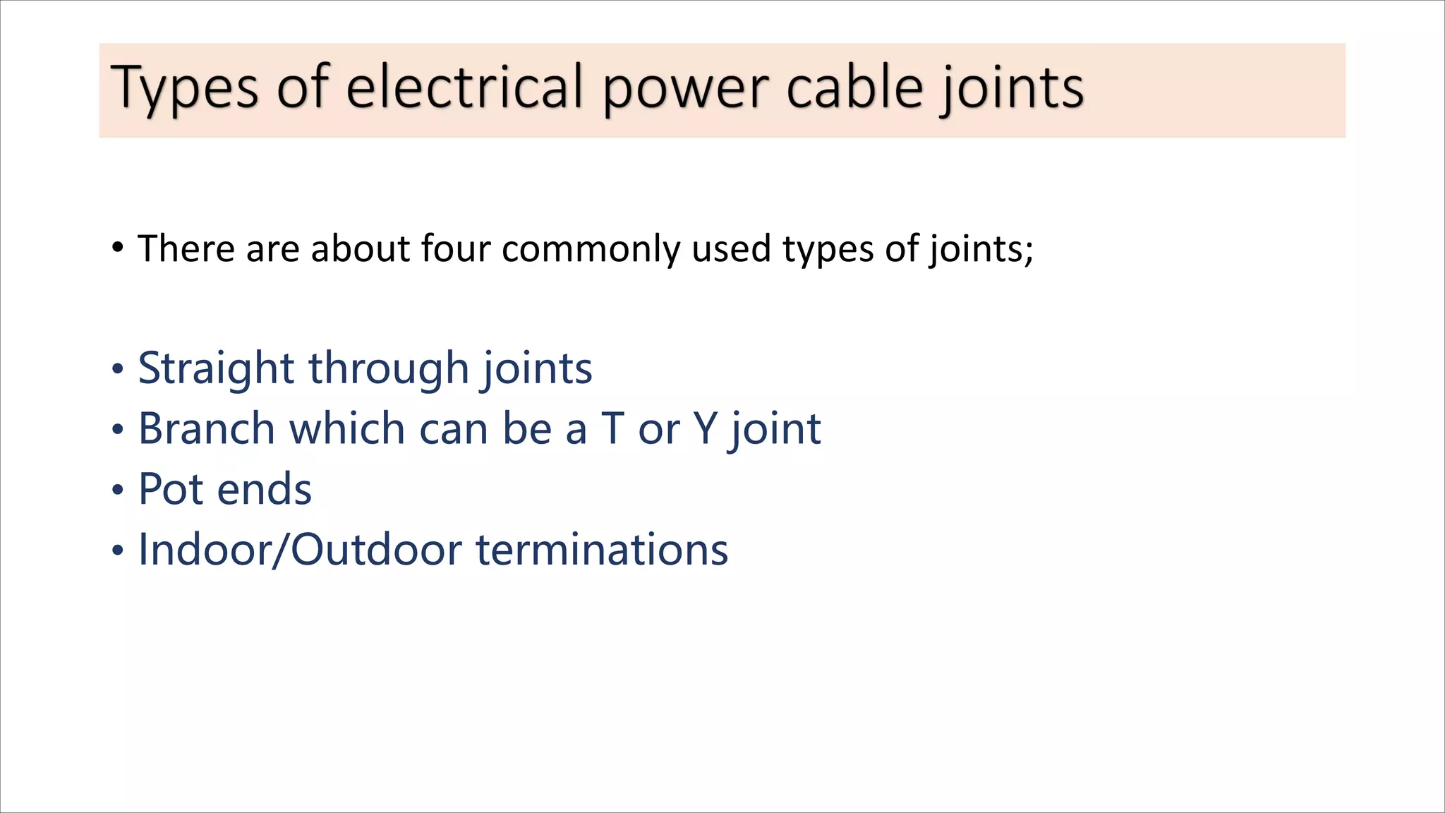 Eiae unit 4 jointing of cables1 | PDF